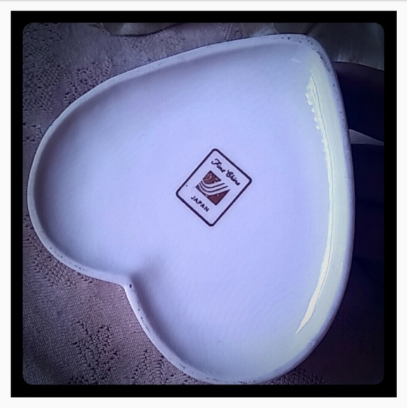 Vintage | Accents | Vintage Fine China Japan Heartshaped Trinket Box ...